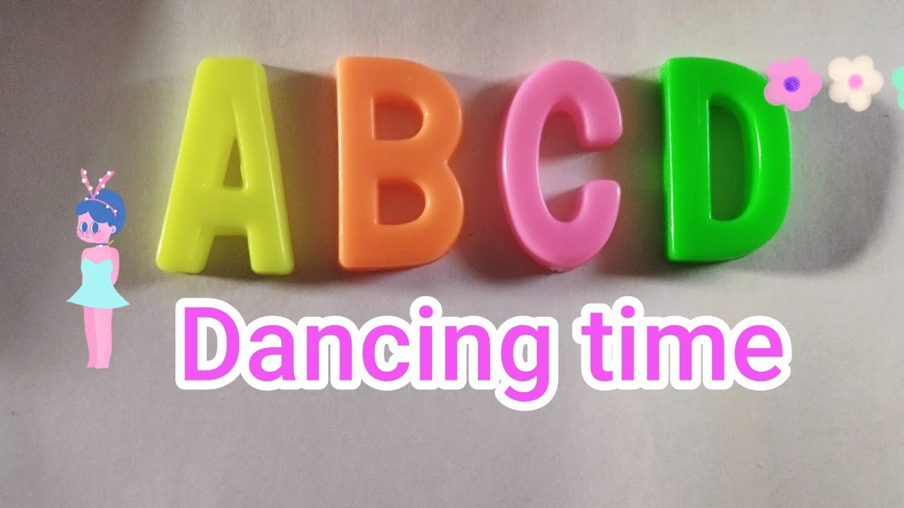 ABCD dancing time|ABCD rhyme|Nursery rhymes for kids#school #education# ...