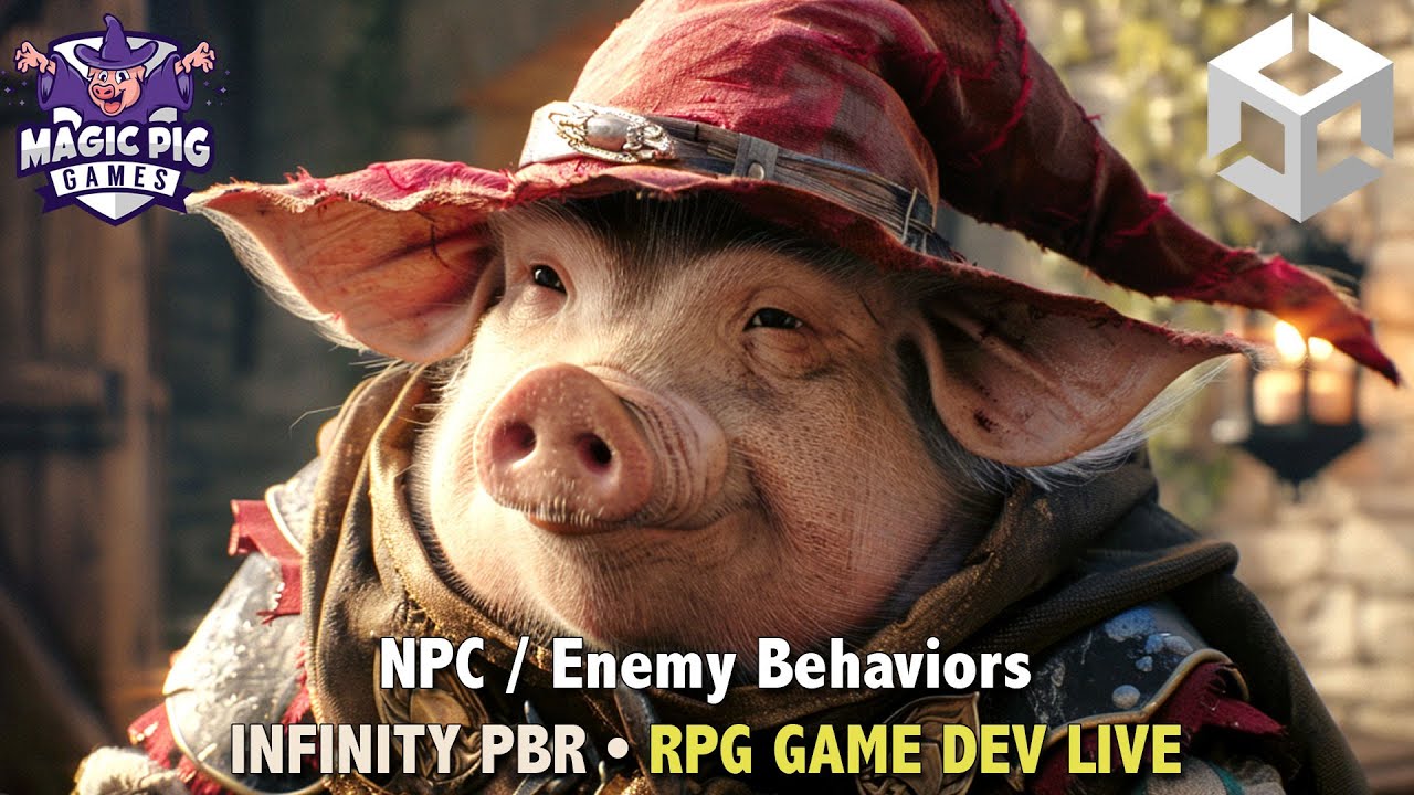 Unity Rpg Game Dev Live • 154 • Npc Enemy Behaviors In Legend Of The Stones Youtube