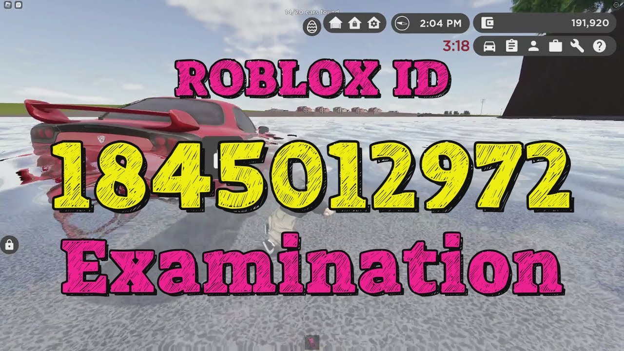 EXAMINATION Roblox Song Codes - YouTube