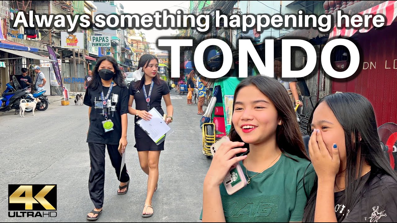 There is no place like TONDO MANILA Philippines [4K] - YouTube