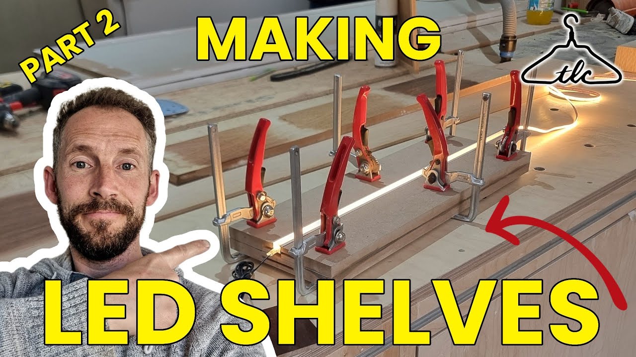 Simple Led Shelving : Make PROFESSIONAL Led Shelves (Easily) - YouTube