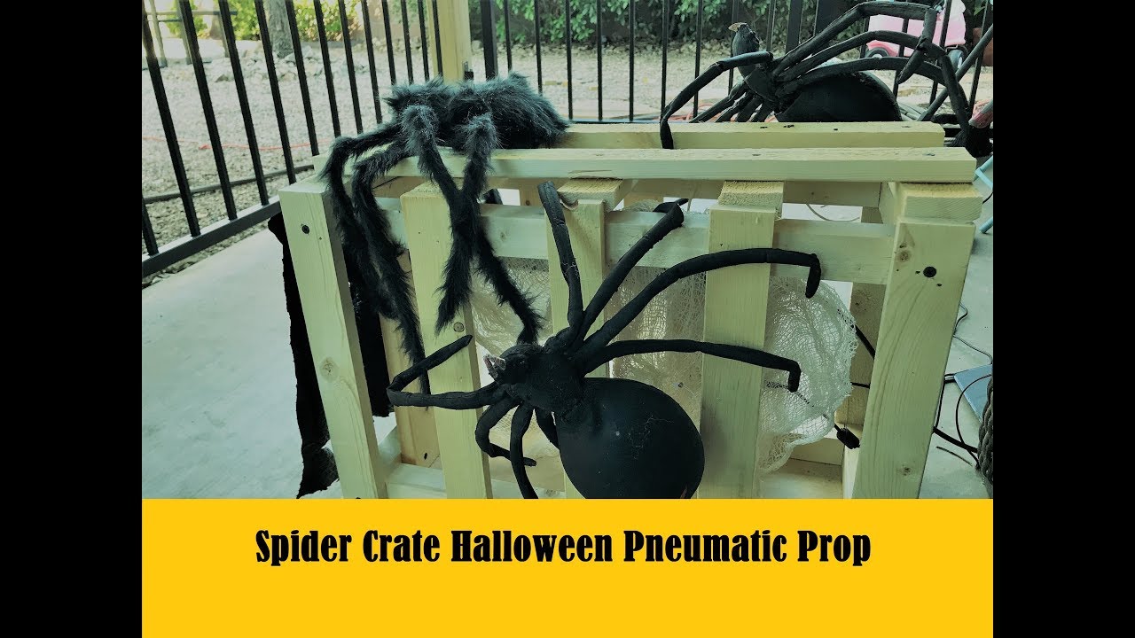 Spider Crate Pneumatic Prop - YouTube