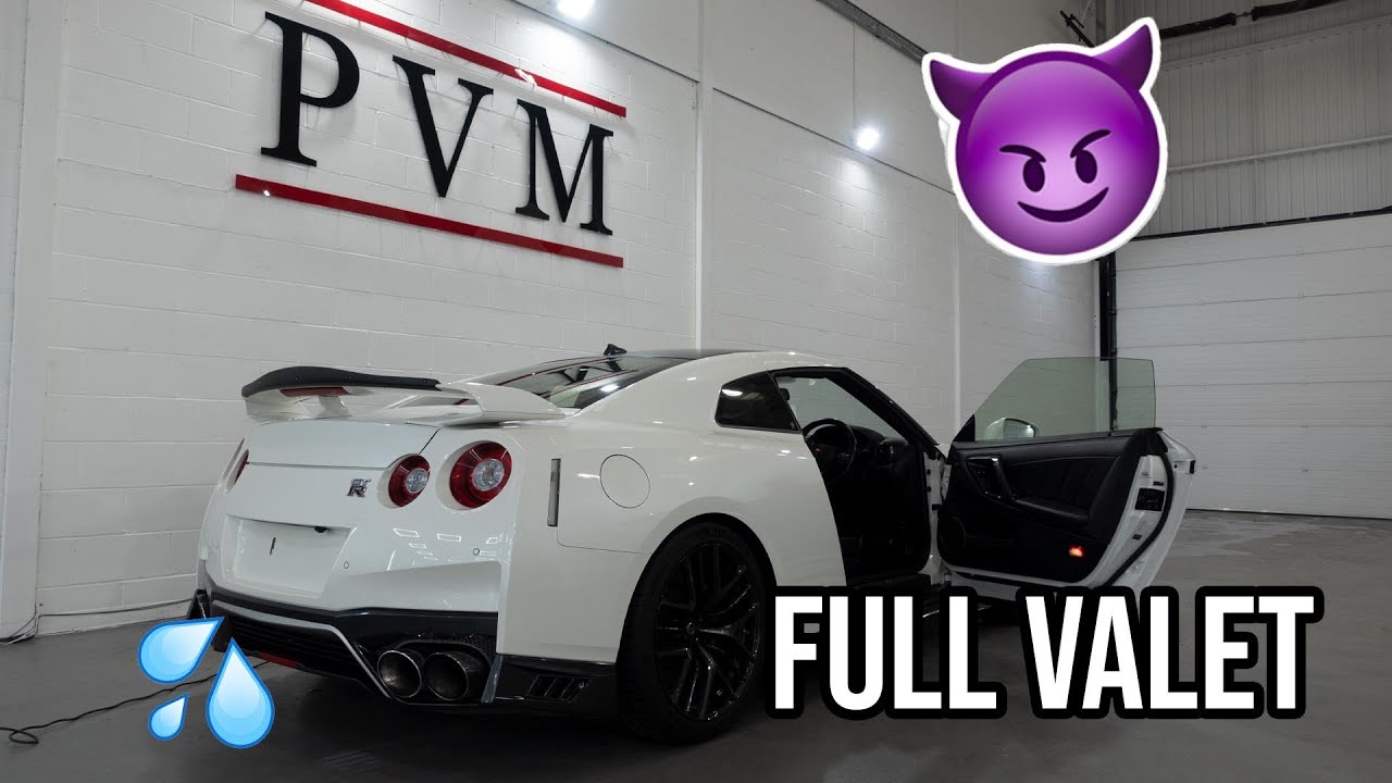 Nissan GTR R35 Deep Clean Transformation - YouTube