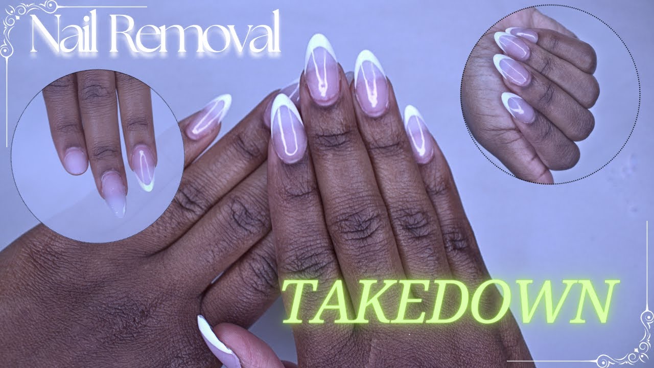 LETS START HERE | Acrylic Nail Removal 🧴+ Short Story + Minimal Tools⚒️ ...
