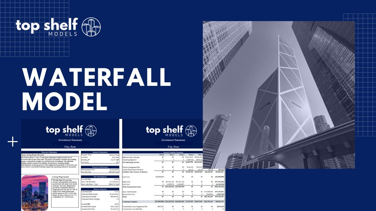 TSM Waterfall Excel Financial Model Video - YouTube