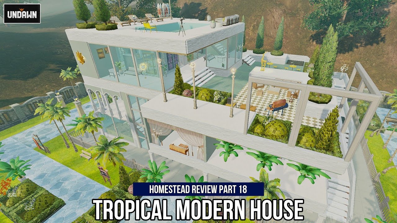 REVIEW RUMAH MODERN COMPACT BERGAYA TROPIS DAN STRUKTUR MINIMALIS ...
