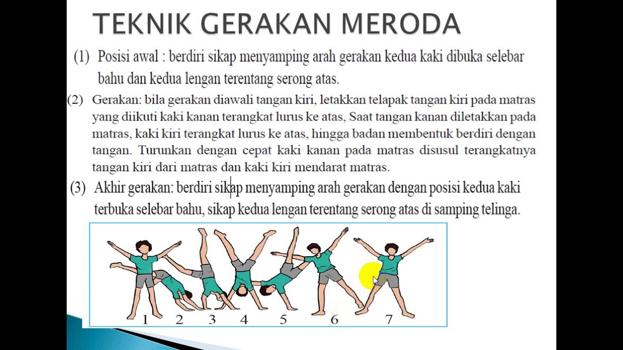 PENJAS KELAS 8 BAB SENAM LANTAI 01 GERAKAN MERODA DAN GERAKAN MELENTING ...