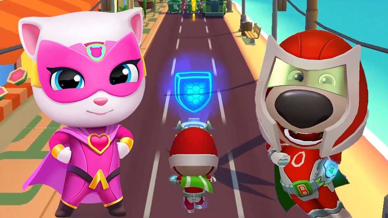 Talking Tom Hero Dash All Characters vs All Special Missions Android ...