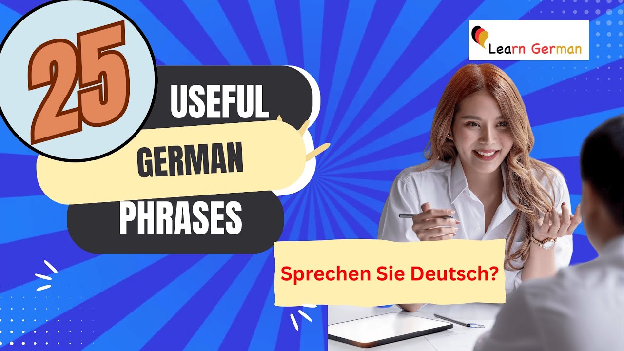 Learn German | German for daily use | 25 useful phrases for beginners ...