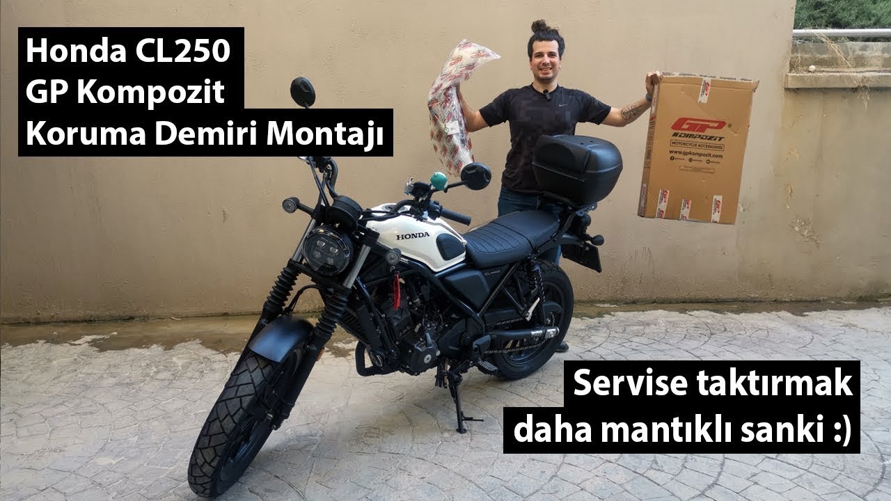 Honda CL250 GP Kompozit Koruma Demiri Montajı - YouTube