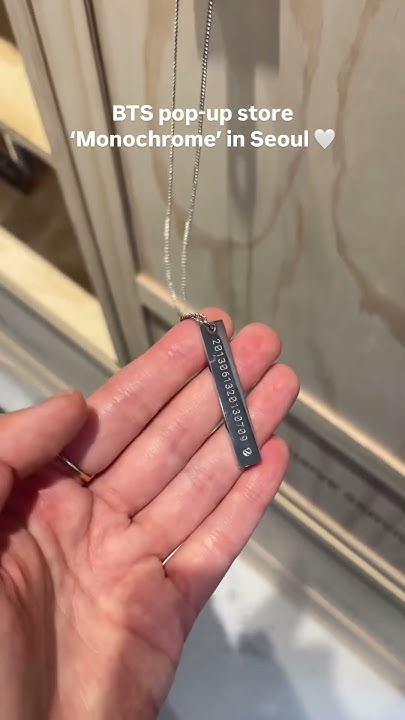 BTS pop-up store ‘Monochrome’ in Seoul #btspopupstore #korea #корея #seoul #btsarmy - YouTube