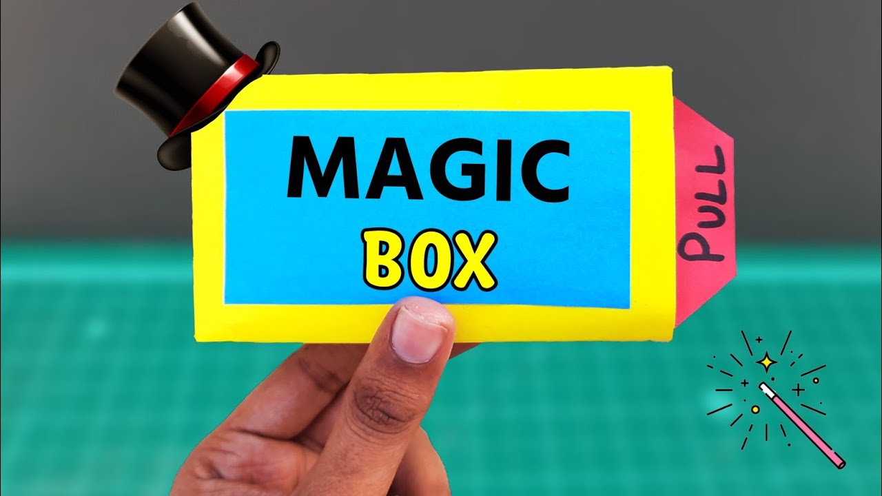New paper magic box , Easy & Simple prank toy , how to make paper toy ...