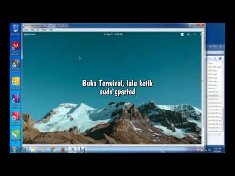 Cara membuat partisi linux dan instalasinya - YouTube
