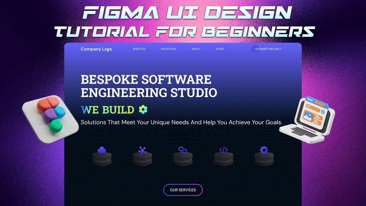 How to Design a Futuristic Website Hero Section | Simple Step-by-Step ...