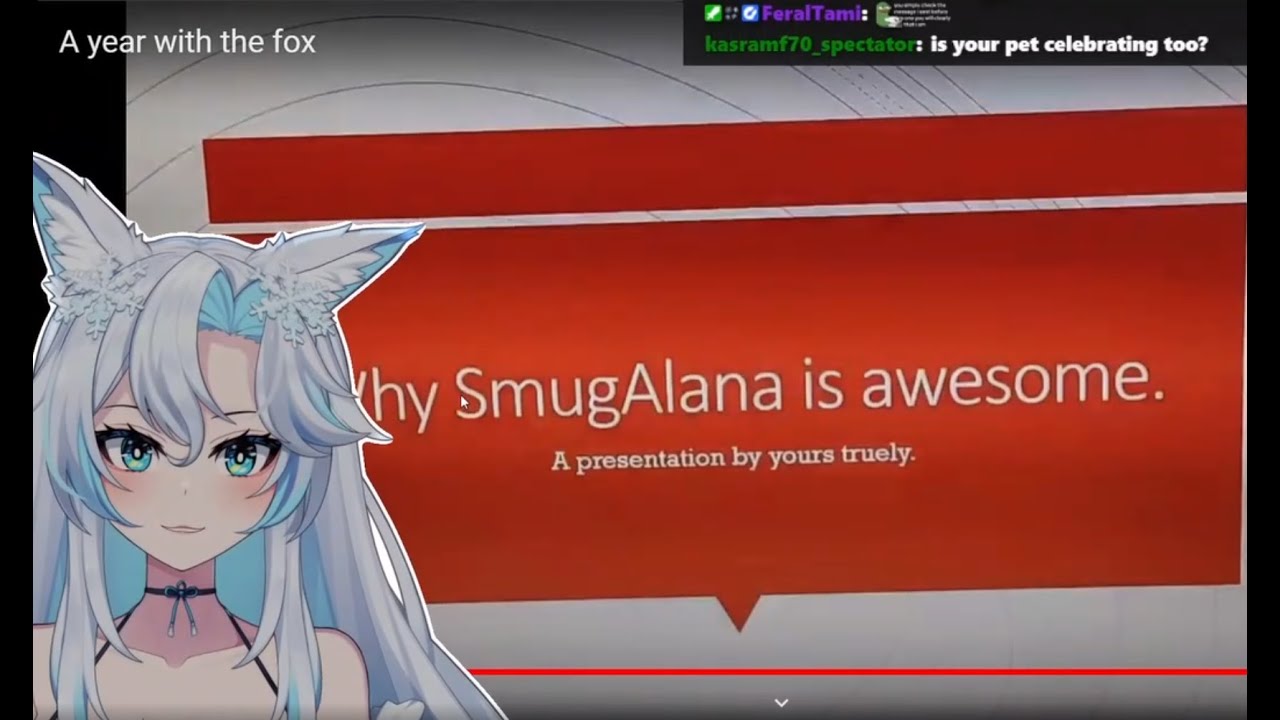 🛑 1 YEAR DEBUT ANNIVERSARY! 🛑 || 🦊 ️ SmugAlana anniversary VOD part 1 ...