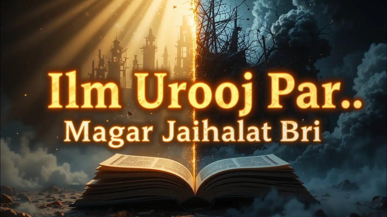 Ilm Ka Urooj... Aur Jahalat Ka Faizaan? | Haqeeqat-e-Dor" Ilm or ...