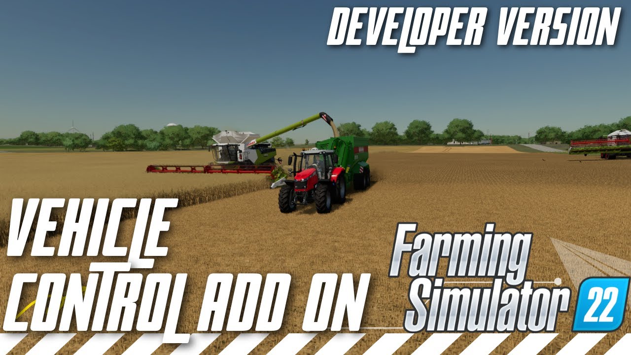 Farming Simulator 22 GPS Mod Vehicle Control Addon - YouTube