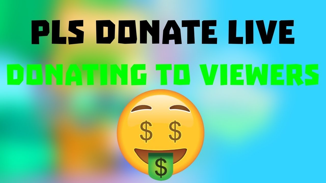 DONATING TO SUBSCRIBERS IN PLS DONATE!!! - YouTube
