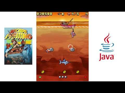Arcade Fishing Gameplay - Java Games - YouTube