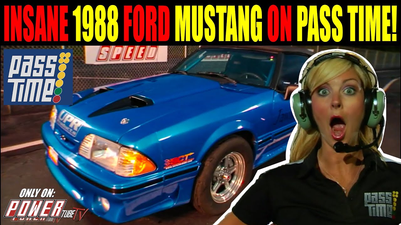 PASS TIME - Insane 1988 Ford Mustang On Pass Time! - YouTube
