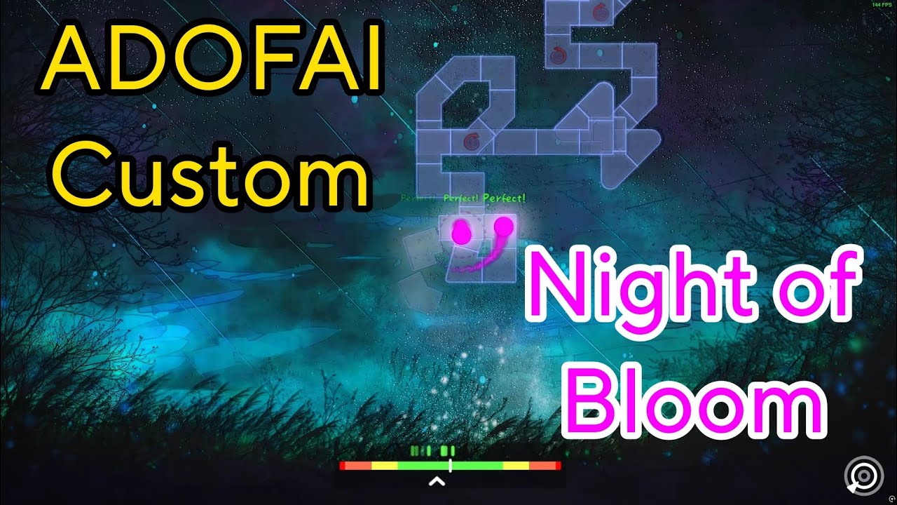 ADOFAI Custom | Kirara Magic & Xomu - Night of Bloom (ft. nayuta ...