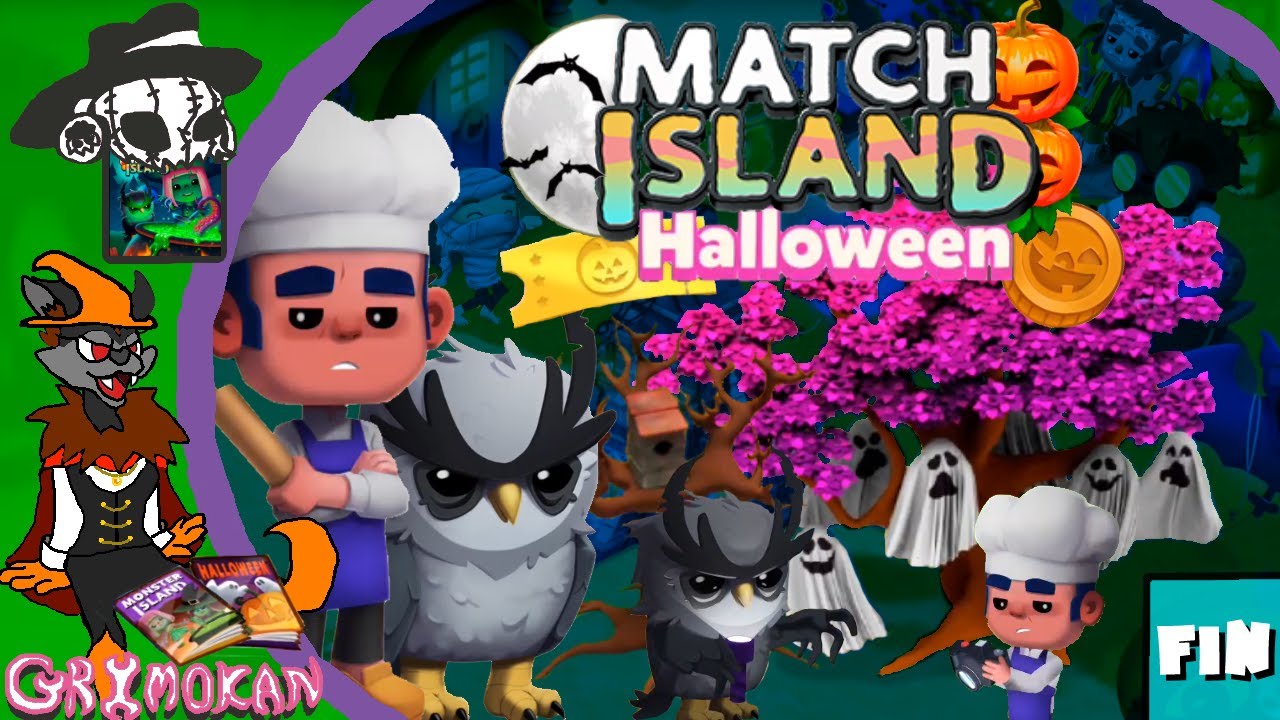 Peachy Plays - Match Island - Halloween 2021 Event | Pt.3 | Bryce, Gabe ...