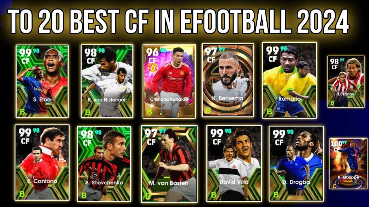Top 20 Best CF in efootball2024 😱😱 - YouTube