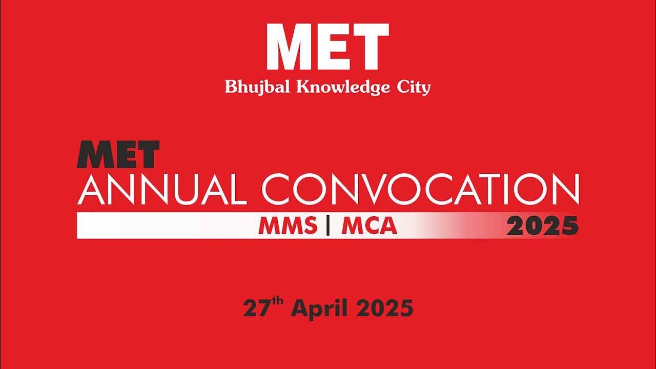 MET Annual Convocation 2025 | MMS | MCA - YouTube