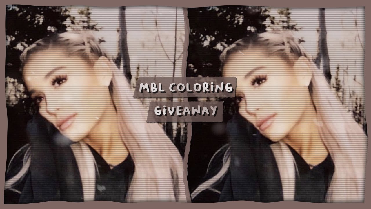 aesthetic mbl colorings 4k giveaway | after effects - YouTube