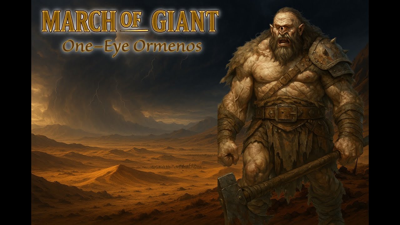 THE MARCH OF THE GIANT One–Eye Ormenos - YouTube