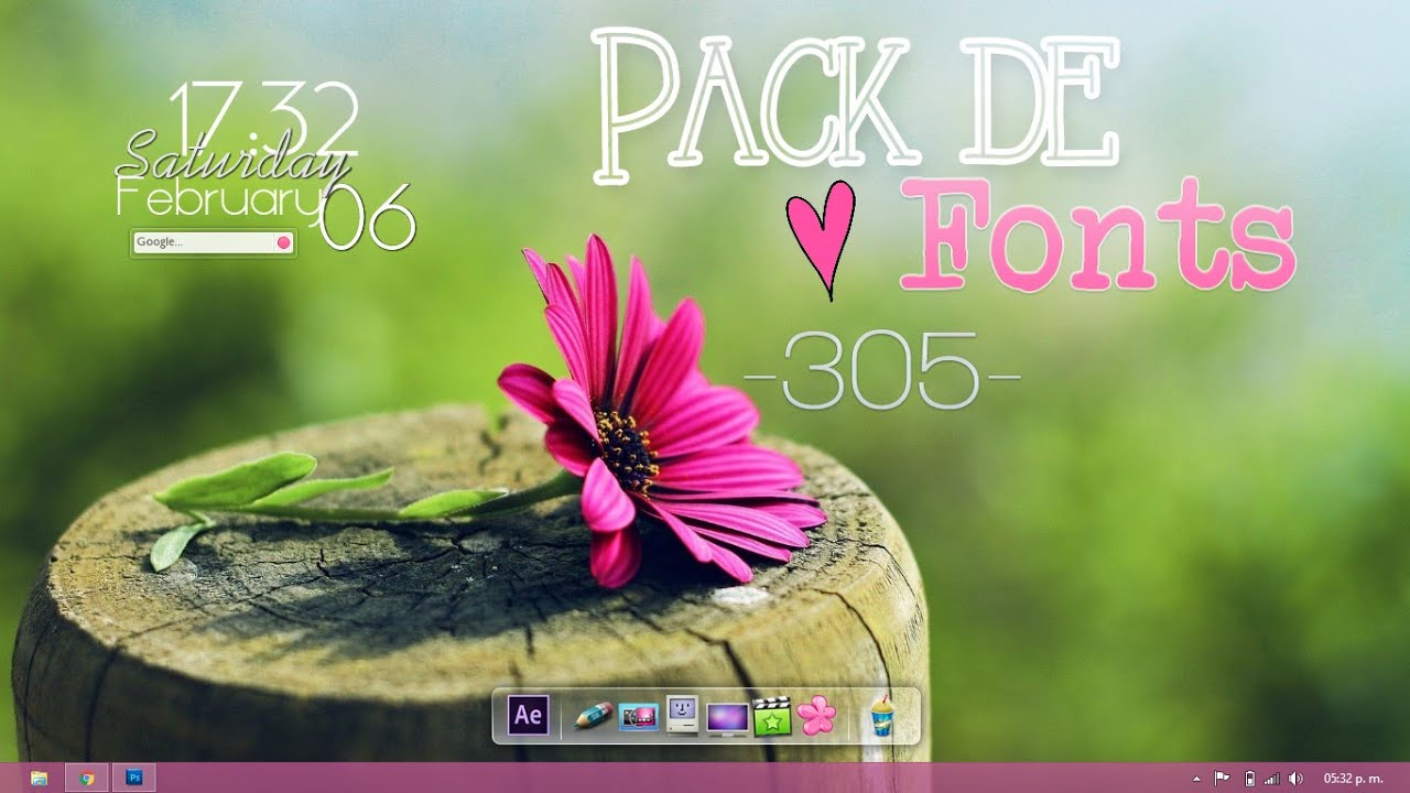 - Pack de 305 Fonts - - YouTube