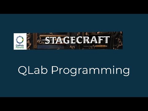 Qlab Programming 2021 - YouTube