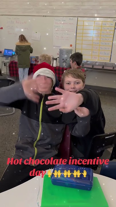 Hot chocolate incentive day - YouTube