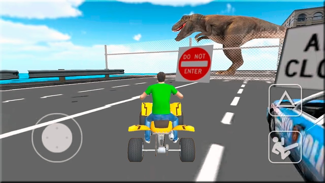 Dino in City - Dinosaur N Police Android Gameplay - YouTube