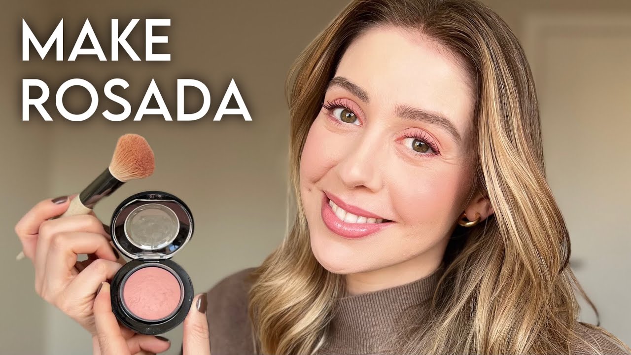 MAKE ROSADA USANDO BLUSH | Tutorial de maquiagem fácil - YouTube