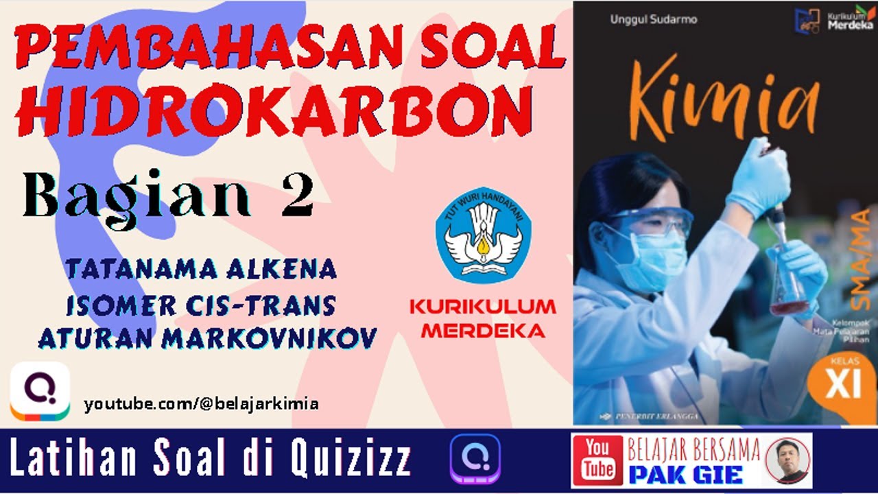 Hasil terbanyak dari reaksi antara 1-butena dengan Hidrogen Klorida ...