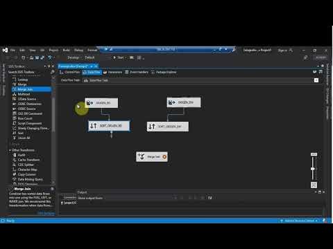 ETL JOIN INTEGRATION SERVICES VISUAL STUDIO 2019 - YouTube