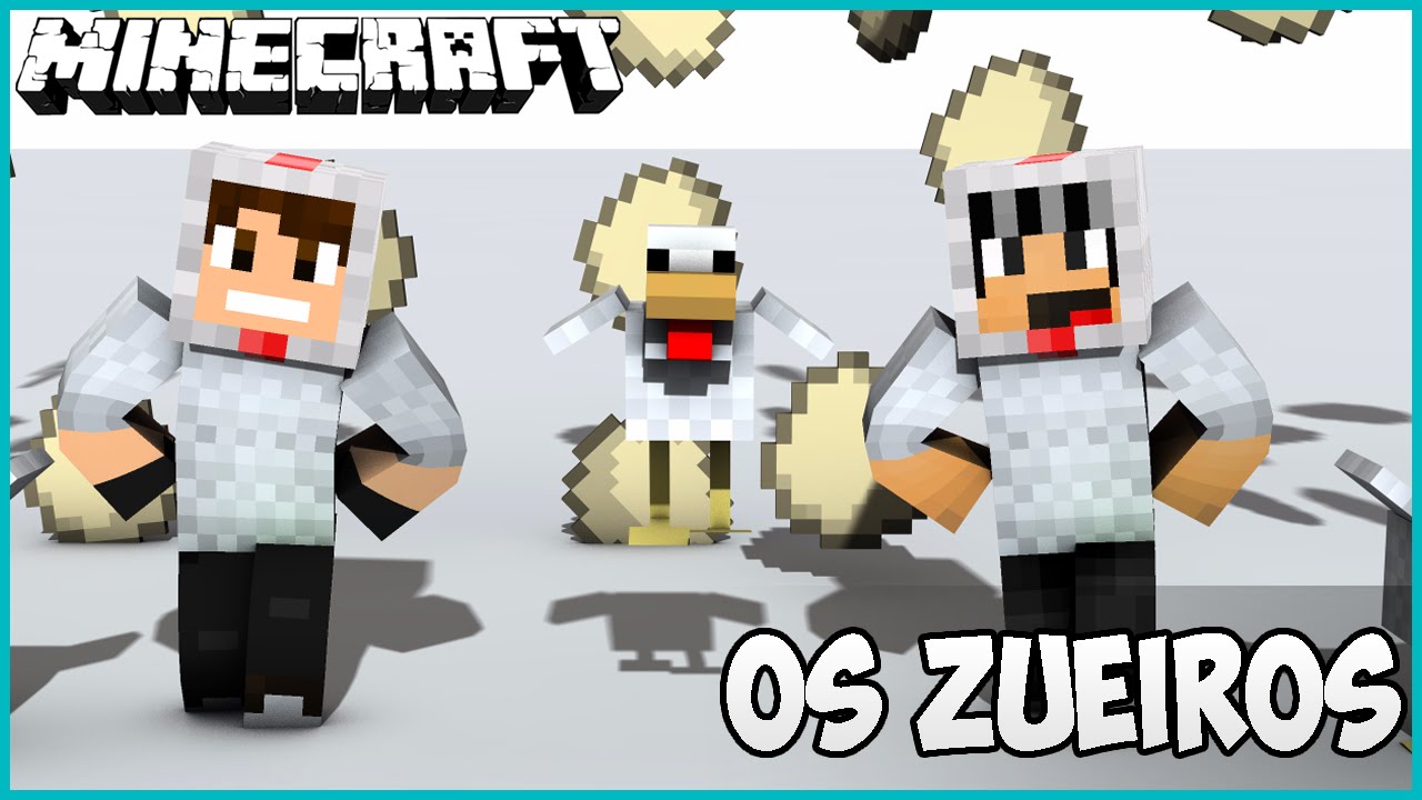 Minecraft: Os Zueiros! (SkyWars de Times) - YouTube