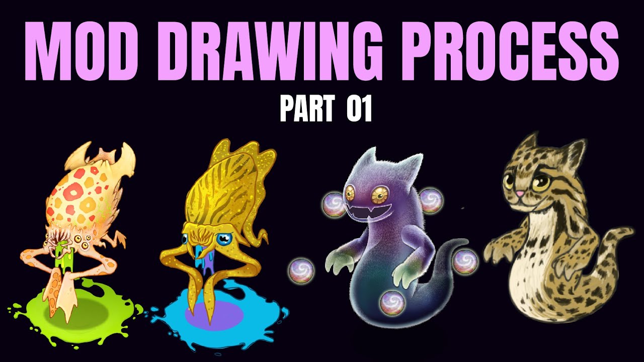 Mod Drawing Process / My Singing Monsters - YouTube