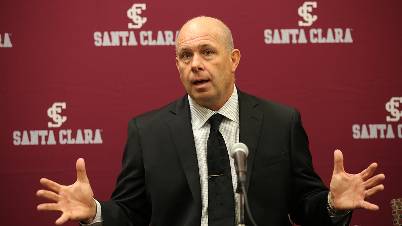 Herb Sendek Introductory Press Conference at Santa Clara University ...