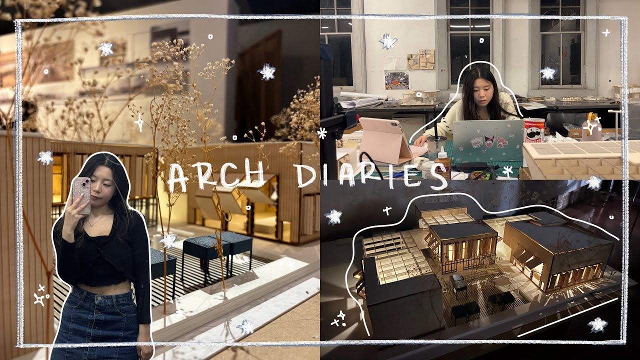 vlog #69 | architecture diaries | how a third year arch student ...