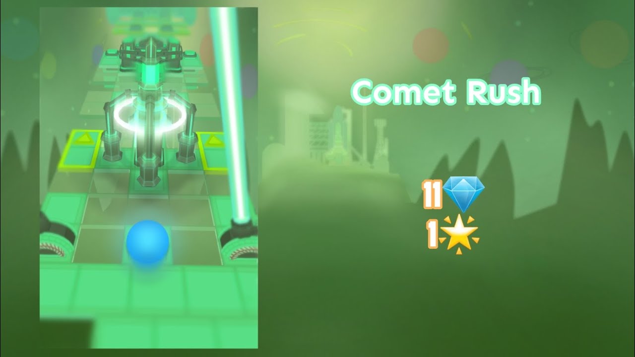 RSR / RR 》Comet Rush - 11 💎 1.6 🌟 easy 1.8 🌟 hard - YouTube