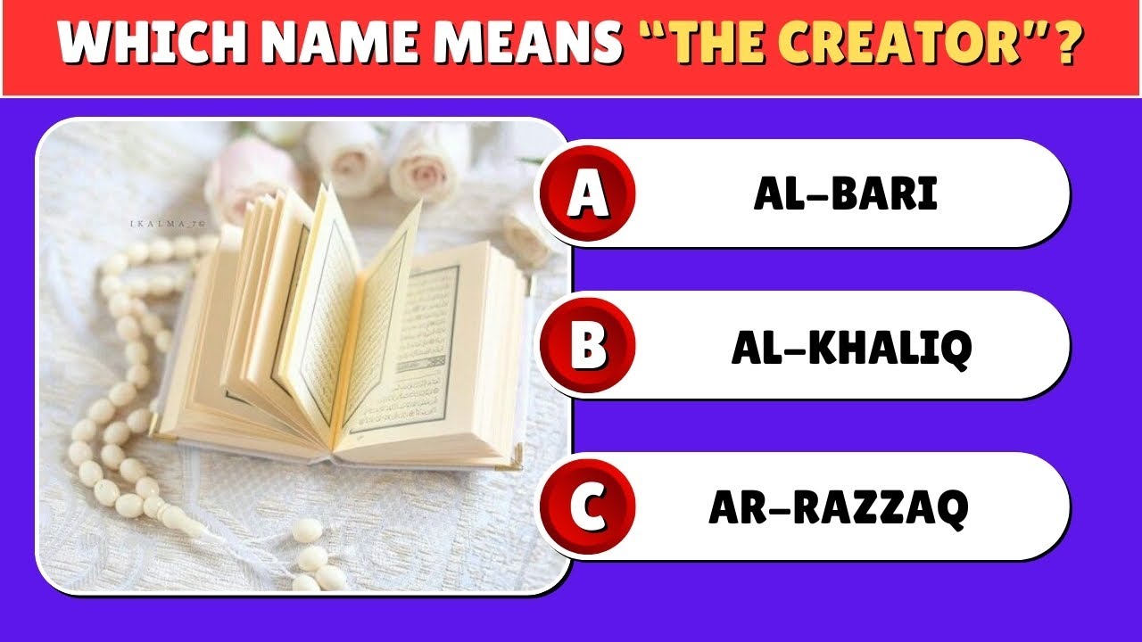 The Ultimate 99 Names of Allah Quiz! 📜 Test Your Knowledge - YouTube