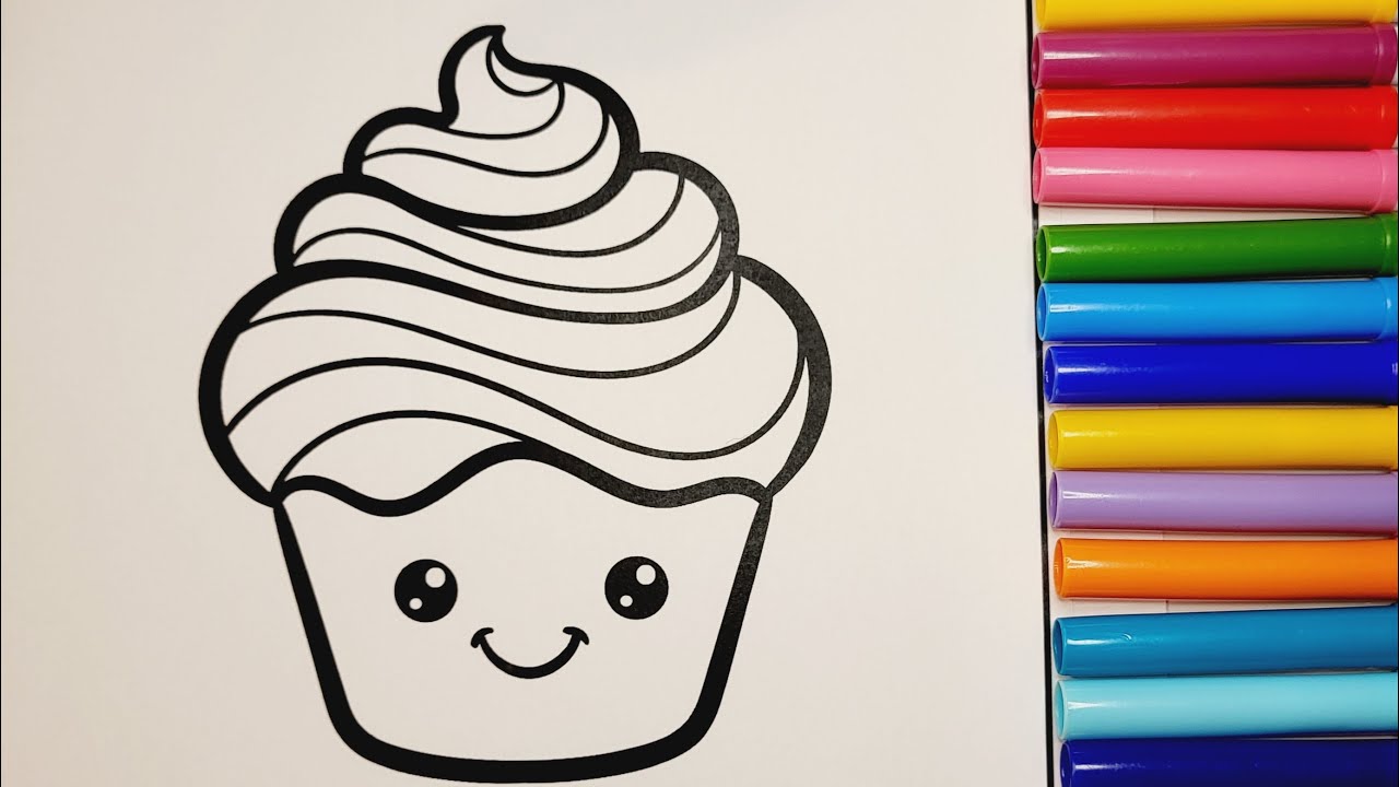 How to draw a rainbow cake #coloring #drawing #birthdaycake #cake - YouTube