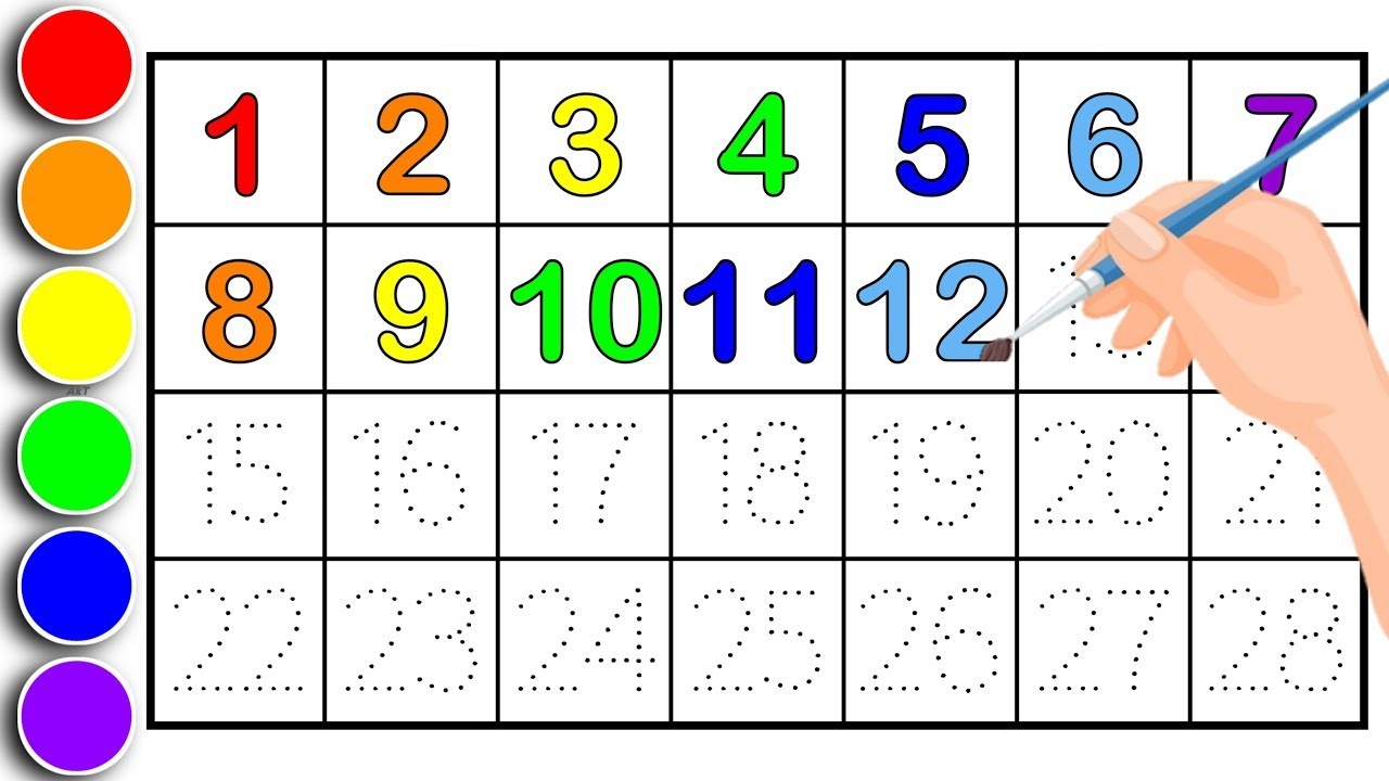 1234 Learn to Count Numbers | 1 to 30 | Learn to Count for Children ...