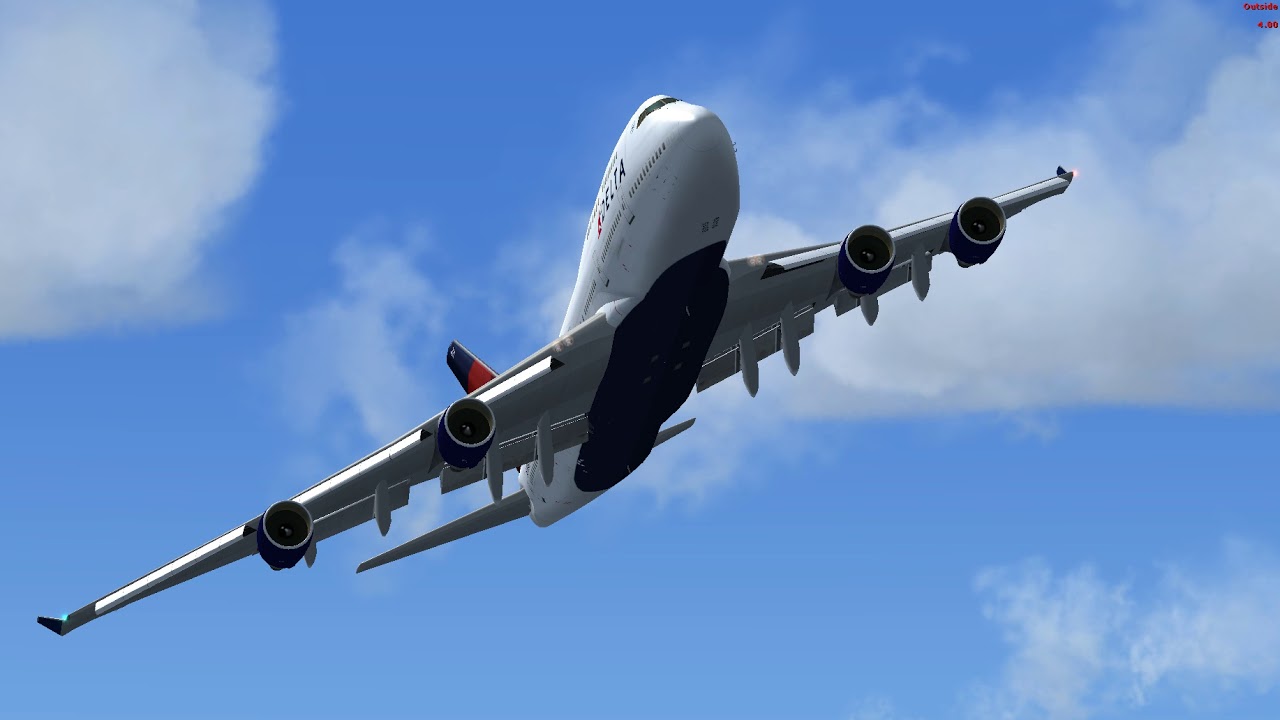 Project Opensky Boeing 747-400 Delta - YouTube