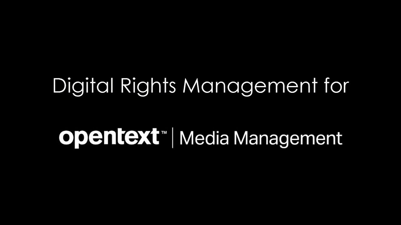 Rights Cloud Demo for OpenText Media Management - YouTube