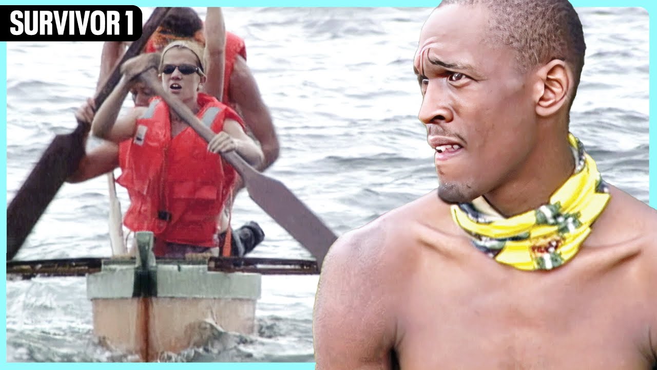 Gervase Shines in Rafting Challenge | SURVIVOR: BORNEO Episode 5 ...
