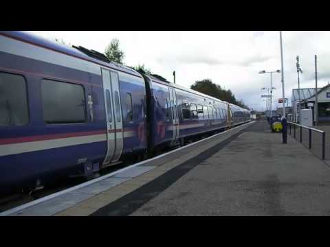First Scotrail Class 158's Arriving & Departing Keith Train Station ...