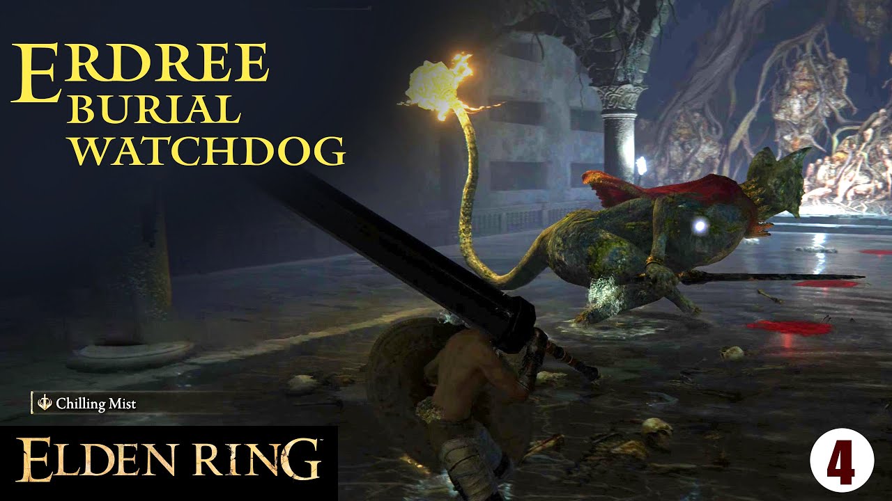 Elden Ring - Erdtree Burial Watchdog Mini Boss 4 (Blind Playthrough ...